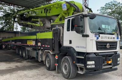China Used ZOOM Concrete Pump Truck 120-180m3/h 12940ml Displacement Benz Chassis for sale