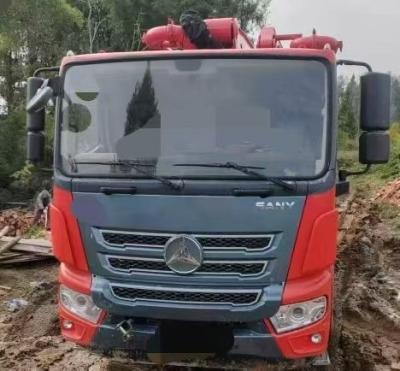 China Used Concrete Pump Truck 120m3/h 13Mpa Shacman 2021 Refurbished for sale