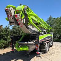 China Used ZOOMLION 56X-6RZ Truck Mounted Concrete Pump 56M Boom 4141 Diesel Engine 180 m³/h for sale