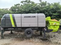 China Refurbished Zoomlion HBT90.21.220SU Double Motor Concrete Trailer Pump 90m³/H 200m Vertical Reach for sale