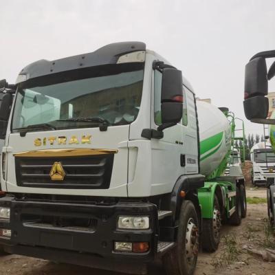 China Used SINOTRUK SITRAK 12m³ Concrete Mixer Truck 340HP 8x4 Drive Euro V for sale