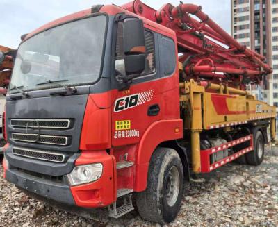 China Used SANY SYM5230THB 390C-10 Concrete Pump Truck 2021 229kW 38.1m Boom 2000 Hours for sale