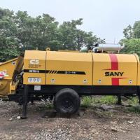 China Refurbished SANY HBT8018C-5S Concrete Line Pump - 186KW Diesel Engine, 80 m³/h Output, 70m Vertical Reach for sale