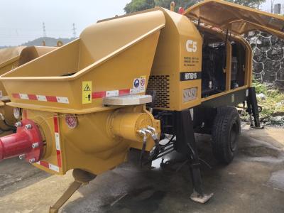 China Used SANY HBT6016C-5D Concrete Trailer Pump 186kW Diesel 160m Vertical Reach 75m³/h Output for sale