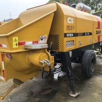 China Used SANY HBT6016C-5D Concrete Trailer Pump 186kW Diesel 60 m³/H 160m Vertical for sale