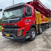China 2018 SANY VOLVO 70M Concrete Pump Truck 368KW 180m3/h 71.2m Boom SYM55331HB for sale