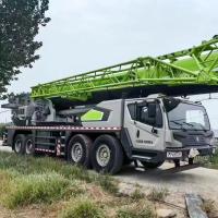China 80 Ton Refurbished Mounted Truck Crane ZTC800H7 Scania Engine 50M Lifting Height for sale