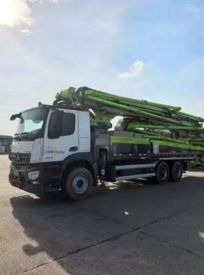 China 2021 Zoomlion 52M ZJ5353THBBE Used Concrete Pump Truck 51.1m Reach 170 m³/h for sale
