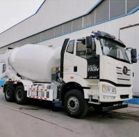 China Used FAW J6P 6x4 Concrete Mixer Truck with Pump 350HP 8.6L Second Hand for sale