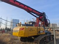 China Used SANY SR155 Rotary Drilling Rig 56m Depth 1500mm Diameter 9000 Hours for sale