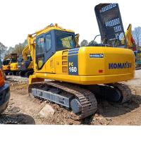 China Used Komatsu PC160-7 Crawler Excavator 16 Ton 0.65m³ Bucket 0-2000 Hours Japanese Original for sale