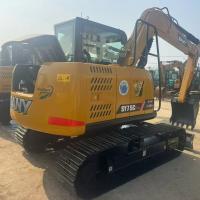 China Used SANY SY75C 7.5 Ton Hydraulic Crawler Excavator 55kW Fawde Engine 500 Hours CE Certified for sale