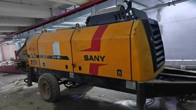 China Used 2019 SANY HBT80C-1818DⅢ Trailer Concrete Pump 85 m³/h 186 kW for sale