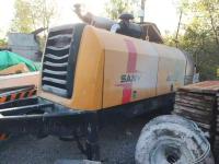 China 2020 SANY HBT8018C-5D Diesel Trailer Concrete Pump 85 m³/h 186 kW Used for sale