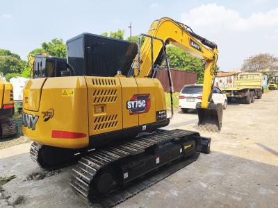 China Used Sany SY75C Hydraulic Crawler Excavator 7.5 Ton 0.3m³ Bucket 2024 Model 0-2000 Hours for sale
