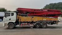 China SANY 49m Truck-Mounted Concrete Pump 2020 48.6m Vertical Reach 170 m³/h Output for sale