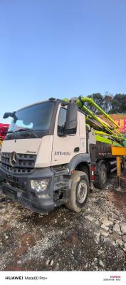 China 2021 Zoomlion 56m Concrete Pump Truck Mercedes-Benz Chassis 180 m³/h 11 MPa for sale