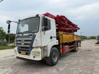 China 2020 SANY 37m Concrete Pump Truck Hino Engine 120 m³/h 36.5m Vertical Reach for sale