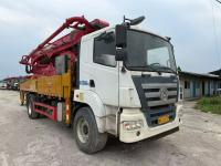 China 2020 SANY 37m Concrete Pump Truck Hino Engine 120 m³/h 36.5m Vertical Reach for sale