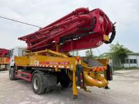 China 2020 SANY 37m Concrete Pump Truck Hino Engine 120 m³/h 36.5m Vertical Reach for sale