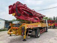 China 2020 SANY 37m Concrete Pump Truck Hino Engine 120 m³/h 36.5m Vertical Reach for sale