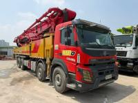 China 2021 SANY 62m Concrete Pump Truck Euro V C10 Series 61.1m Reach 180 m³/h Output for sale