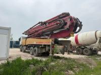 China 2017 SANY 56m Concrete Pump Truck Mercedes-Benz Chassis Euro IV 170 m³/h for sale