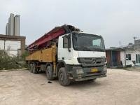 China 2017 SANY 56m Concrete Pump Truck Mercedes-Benz Chassis Euro IV 170 m³/h for sale