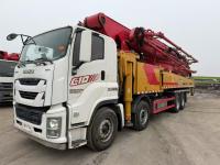 China 2021 SANY 62m Concrete Pump Truck ISUZU Chassis 180 m³/h 13 MPa for sale
