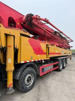 China 2021 SANY 62m Concrete Pump Truck ISUZU Chassis 180 m³/h 13 MPa for sale