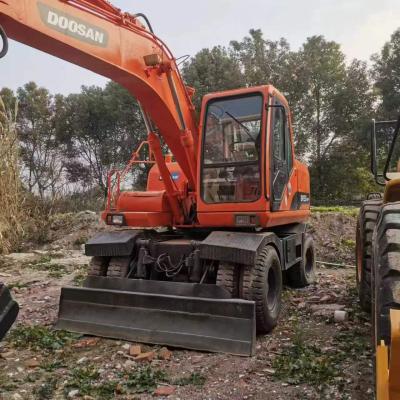 China Used Doosan DH150W-7 Wheel Excavator 12.9 Ton 0.57m3 Bucket 800 Hours for sale
