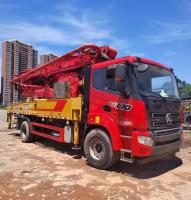 China 2021 SANY 38m Concrete Pump Truck | 38.1 m Max. Vertical Reach | 110 m³/h Output |13 MPa for sale