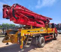 China 2021 SANY 38m Concrete Pump Truck | 38.1 m Max. Vertical Reach | 110 m³/h Output |13 MPa for sale