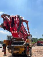 China 2021 SANY 56m Concrete Pump Truck | 56 m Max. Vertical Reach | 180 m³/h Output |12 MPa for sale
