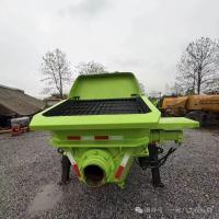 China 2022 Zoomlion HBT8016-174 Used Concrete Trailer Pump 81m³/h 700 Hours Deutz 174kW CE ISO9001 for sale