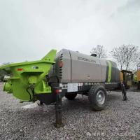 China 2022 Zoomlion HBT8016-174 Used Concrete Trailer Pump 81m³/h 700 Hours Deutz 174kW CE ISO9001 for sale