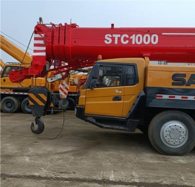 China Used SANY STC1000 Truck Crane, 100 Ton Mobile Crane, 60m Main Boom Heavy‑Duty Lifting Machinery for sale