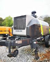 China Zoomlion HBT80.16.174 Used Diesel Concrete Trailer Pump 81m³/h 174kW Deutz Engine 2022 for sale