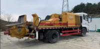 China 2018 SANY SY5133THBE Used Truck Mounted Concrete Line Pump 100m3/H 23MPa Low Hours Original Unit for sale