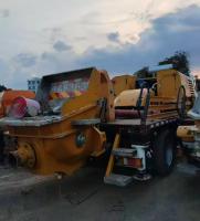 China 2018 SANY SY5133THBE Used Truck Mounted Concrete Line Pump 100m3/H 23MPa Low Hours Original Unit for sale