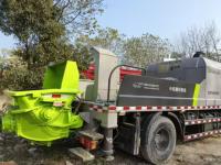 China 2019 Zoomlion ZLJ5140THBEE Used Truck Mounted Concrete Line Pump 100m3/H 23MPa Dongfeng Chassis for sale