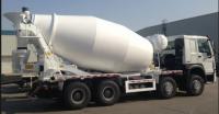 China HOWO 14 CBM Used Concrete Mixer Truck 8x4 2022 Sinotruk D10 380 HP Engine Low Mileage Ready for sale