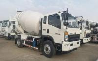 China HOWO 14 CBM Used Concrete Mixer Truck 8x4 2022 Sinotruk D10 380 HP Engine Low Mileage Ready for sale