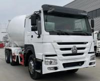 China HOWO 14 CBM Used Concrete Mixer Truck 8x4 2022 Sinotruk D10 380 HP Engine Low Mileage Ready for sale