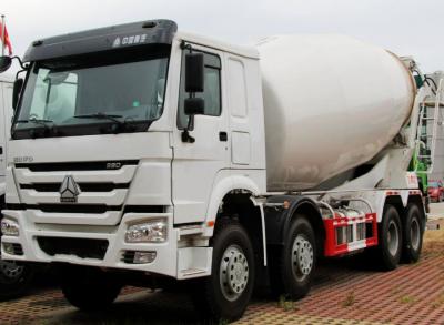 China HOWO 14 CBM Used Concrete Mixer Truck 8x4 2022 Sinotruk D10 380 HP Engine Low Mileage Ready for sale
