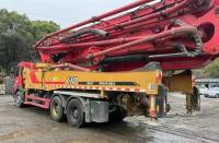 China 2021 SANY SYM5350THB 520C-10 52m Used Concrete Pump Truck 5-Section RZ Boom 170m3/h 12MPa Euro V for sale