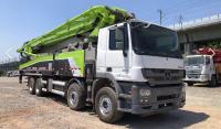 China 2019 Zoomlion ZLJ5417THB 56m Used Concrete Pump Truck 5-Section RZ Boom 180m3/h Euro V Benz Chassis for sale