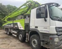 China 2019 Zoomlion ZLJ5417THB 56m Used Concrete Pump Truck 5-Section RZ Boom 180m3/h Euro V Benz Chassis for sale
