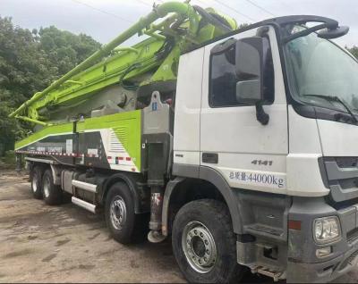China 2019 Zoomlion ZLJ5417THB 56m Used Concrete Pump Truck 5-Section RZ Boom 180m3/h Euro V Benz Chassis for sale