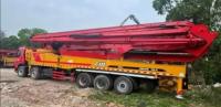 China 2020 SANY SYM5555THB 66m Used Concrete Pump Truck 6-Section RZ Boom 180m3/h 13MPa Euro V 8x4 for sale